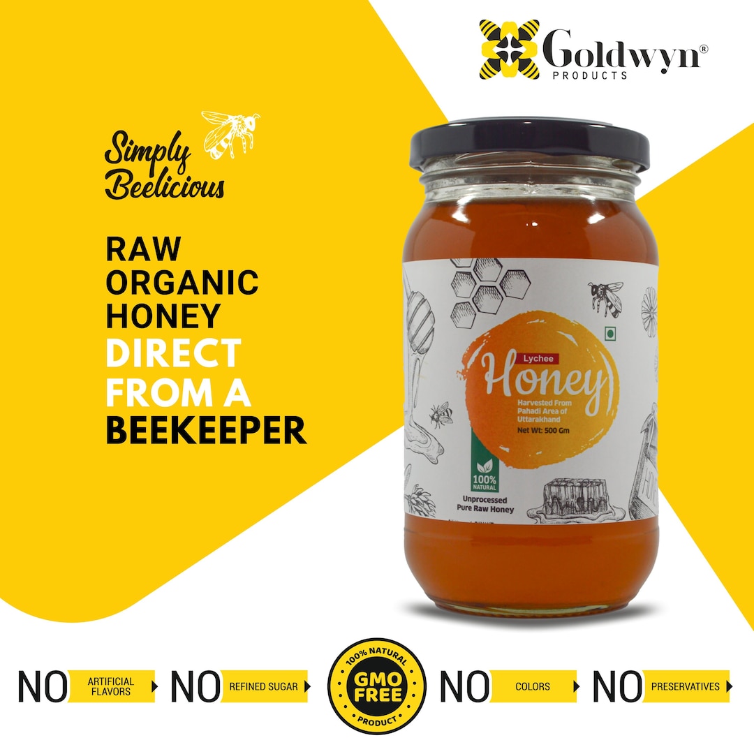 100% Natural Pure Organic Honey Unadulterated Unfiltered Unprocessed ...