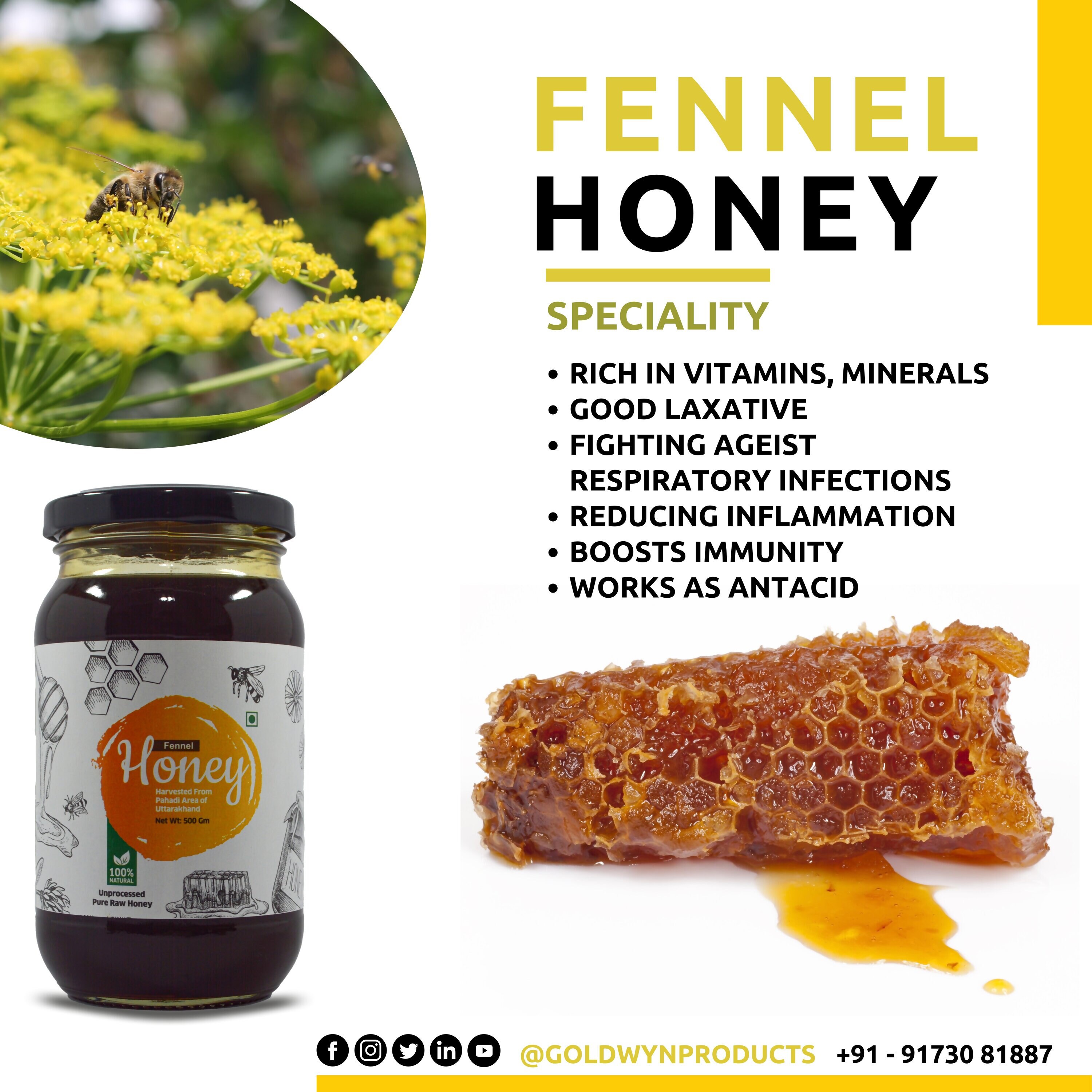 100% Natural Pure Organic Honey Unadulterated Unfiltered Unprocessed ...