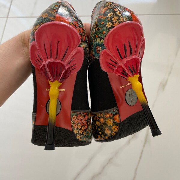 Painted High Heels - Etsy