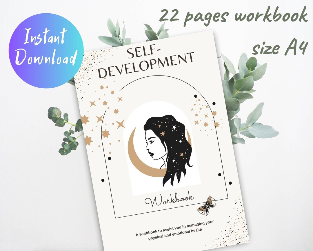 22 Pages Self Development Workbook - Etsy