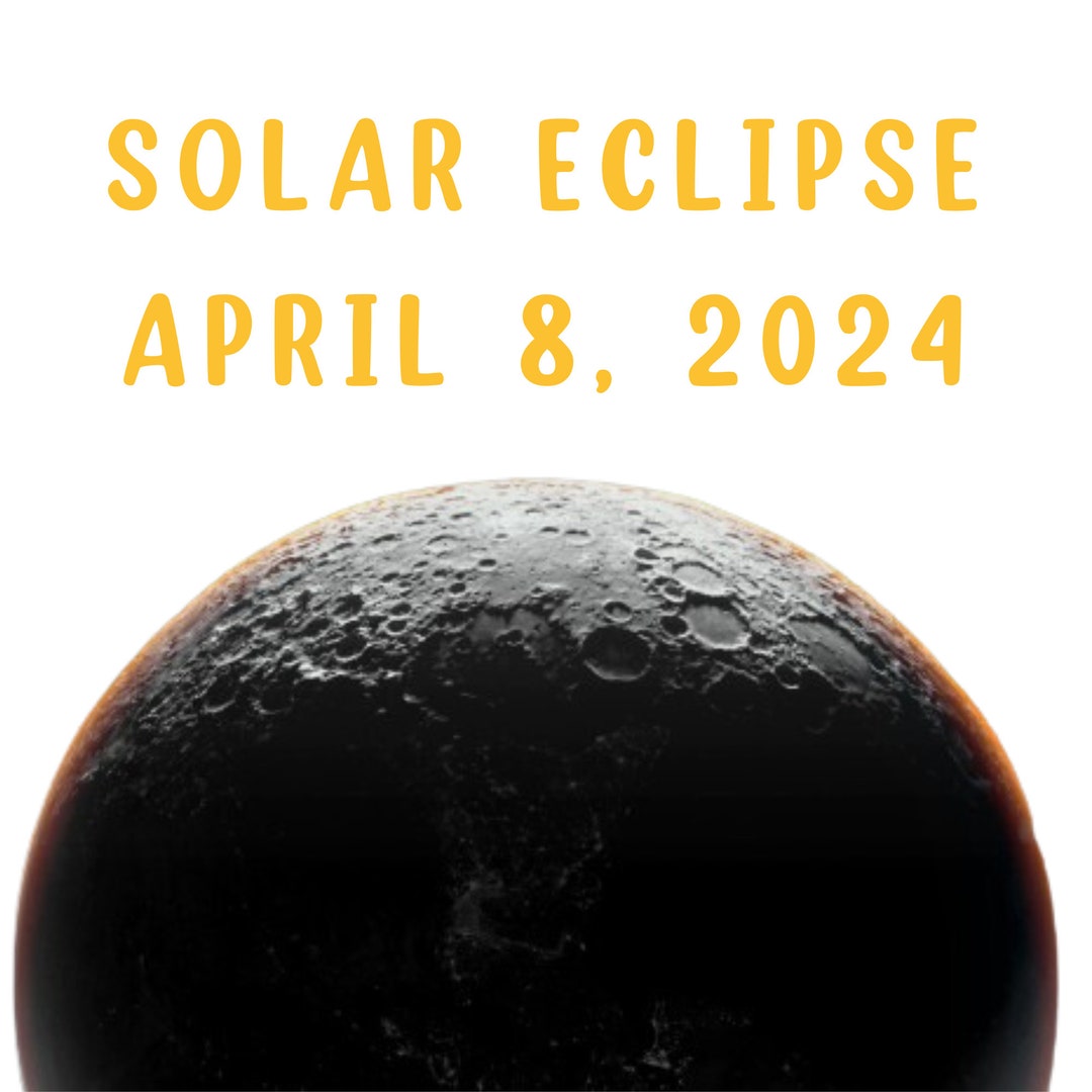 Solar Eclipse 2024 Png, Instant Download - Etsy