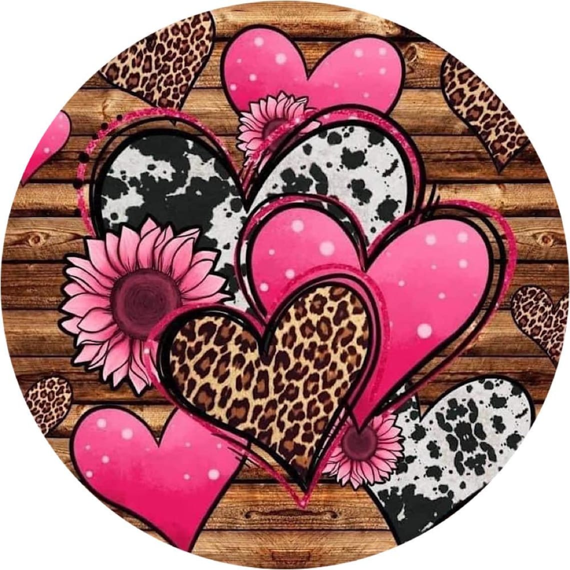 Cardstock for Car Freshies 3 Inch Round Valentines - Etsy