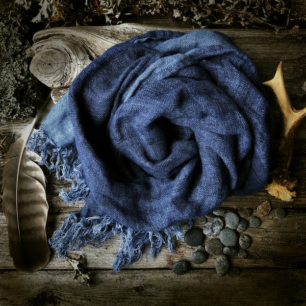 Indigo Linen - Etsy