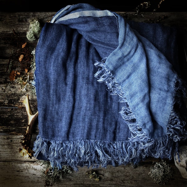 Indigo Linen - Etsy