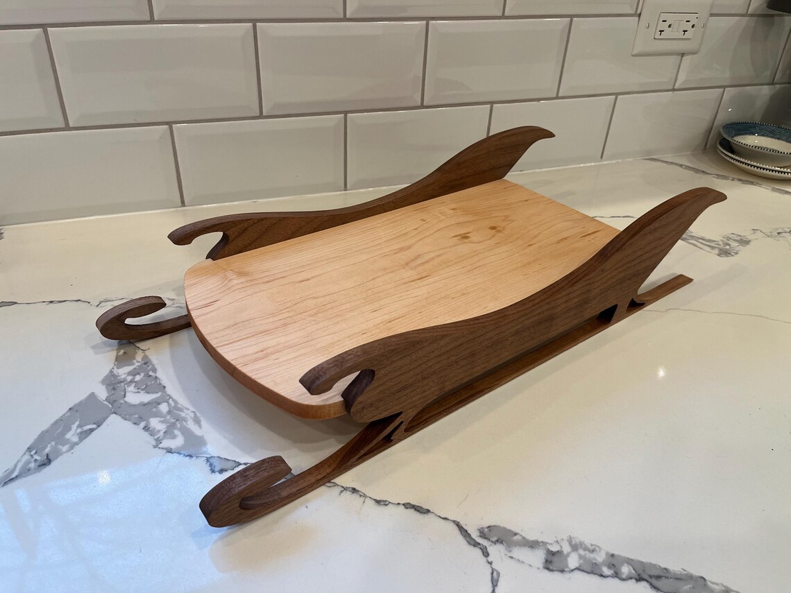 Handmade Santa Sleigh Charcuterie Board - Etsy