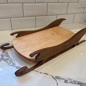 Handmade Santa Sleigh Charcuterie Board - Etsy