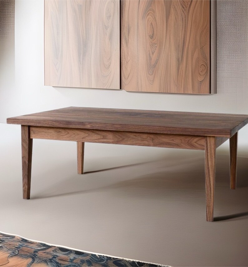 The "terry" Tapered Leg Coffee Table - Etsy