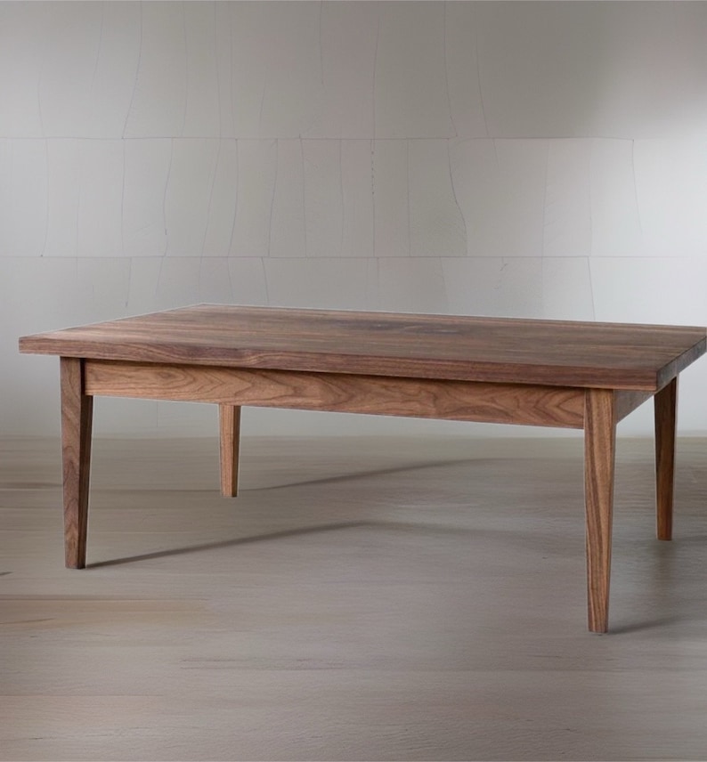 The "terry" Tapered Leg Coffee Table - Etsy