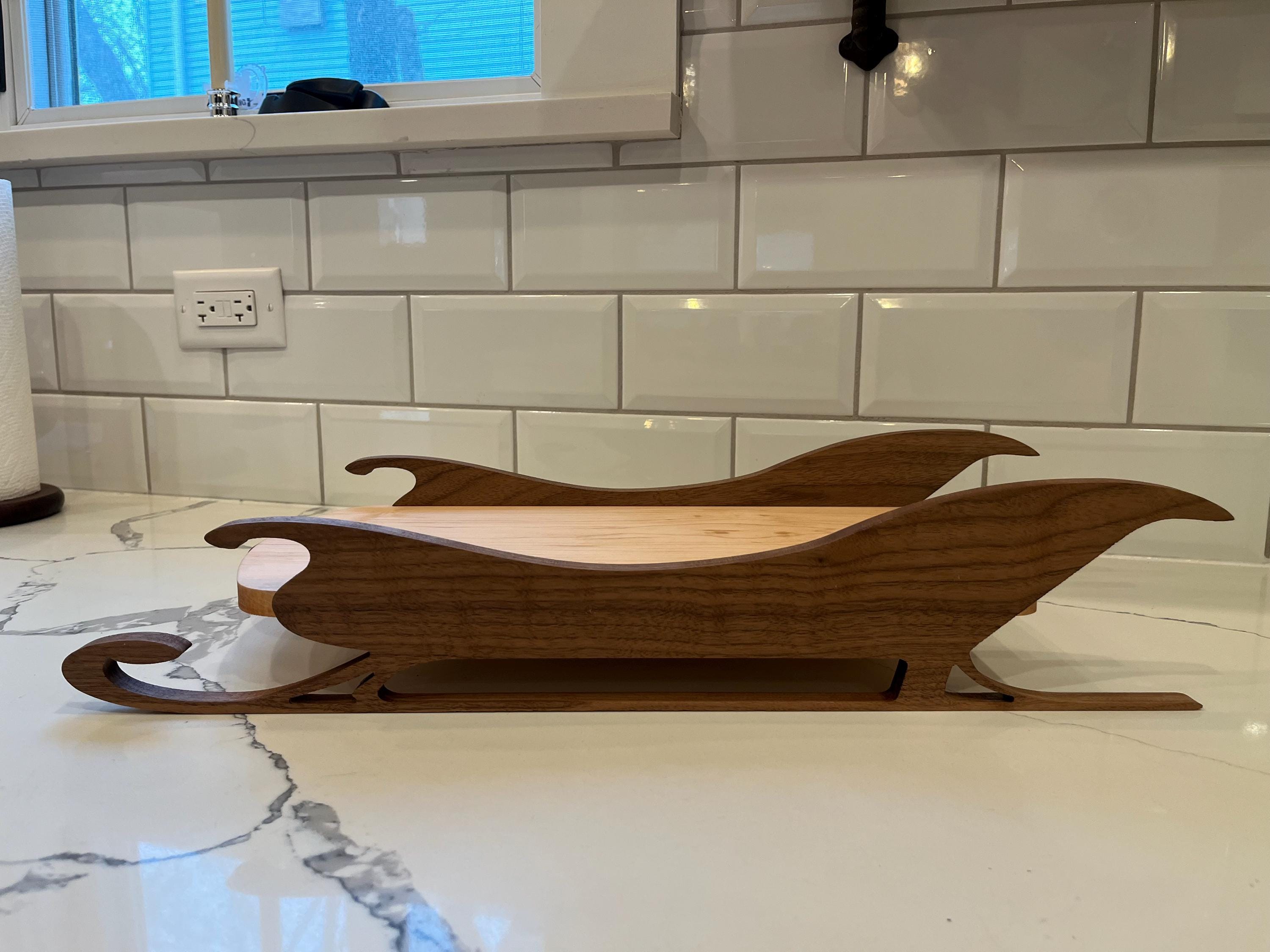 Santa Sleigh Charcuterie Board - Etsy