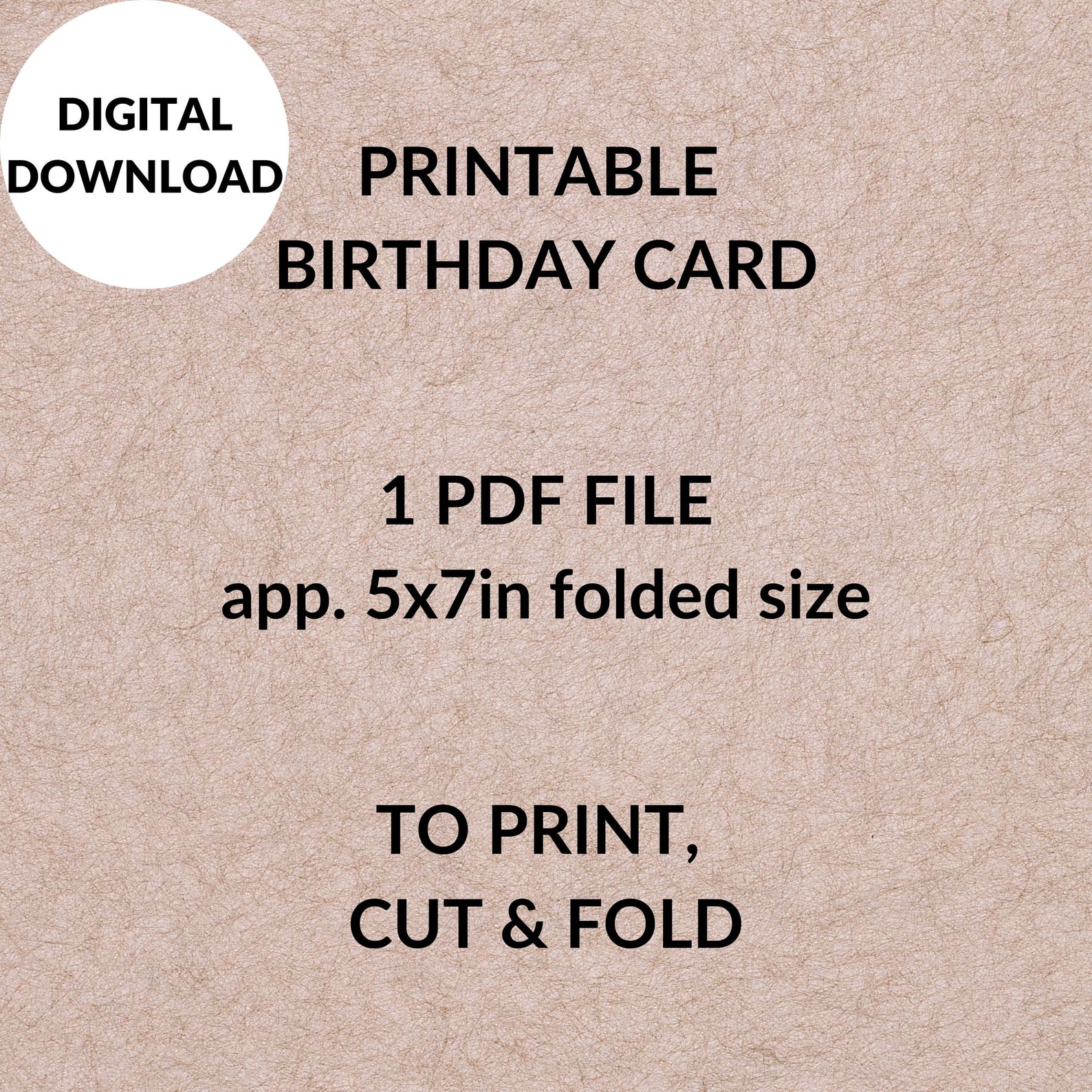 Printable Birthday Card | Greeting Card Printable | E-birthday Card ...