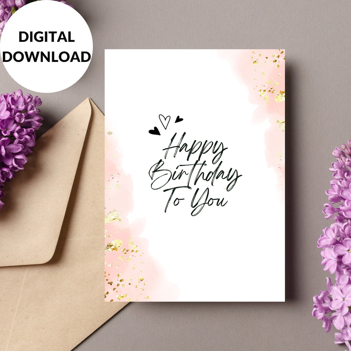 Digital Birthday Card | Greeting Card Printable | Printable Birthday ...
