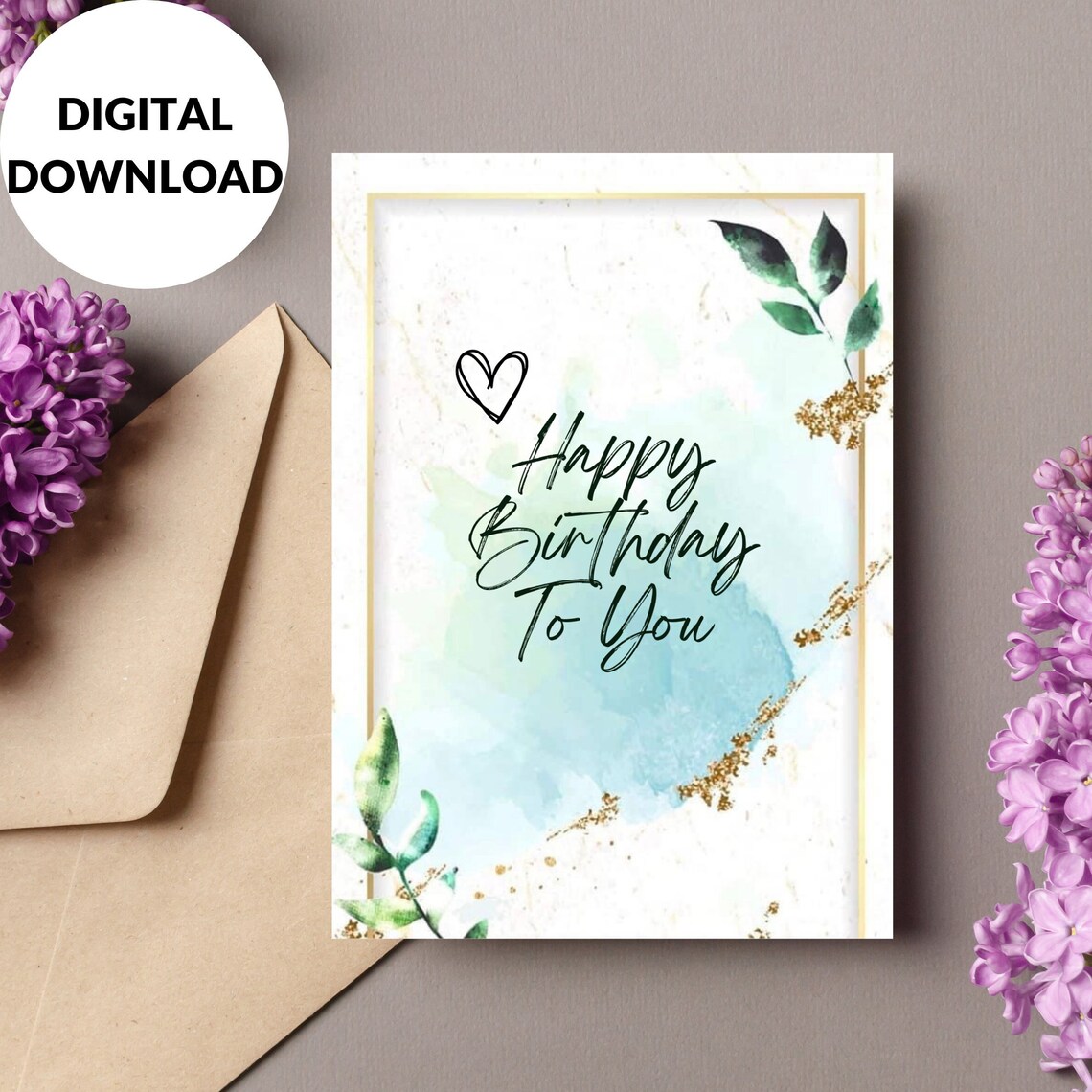 Printable Birthday Card | Greeting Card Printable | E-birthday Card ...