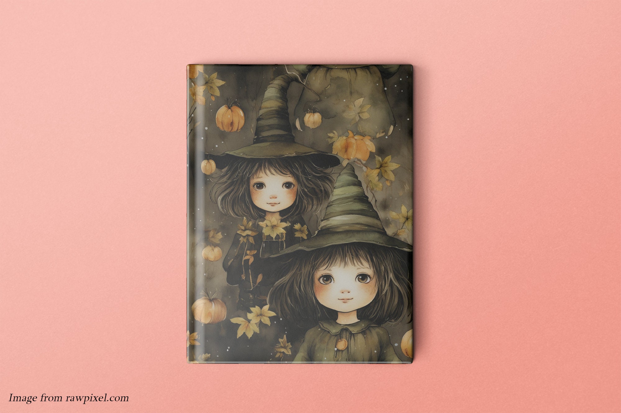 Magical Watercolor Witches Halloween Digital Paper: - Etsy
