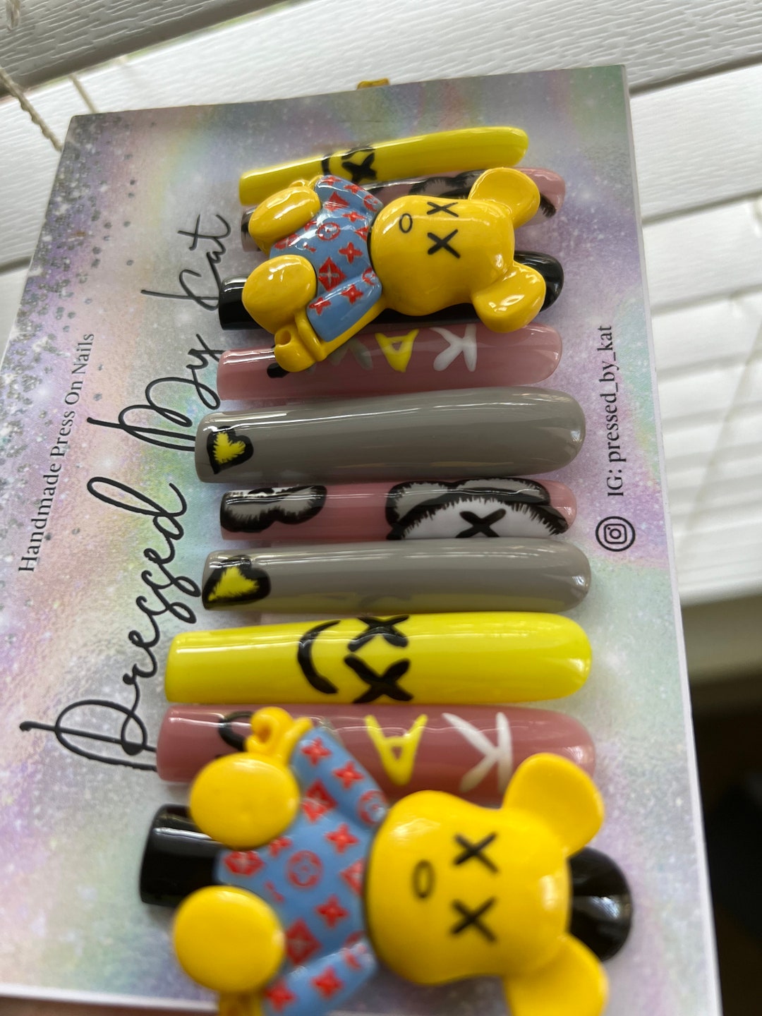 Yellow Kaws Set - Etsy
