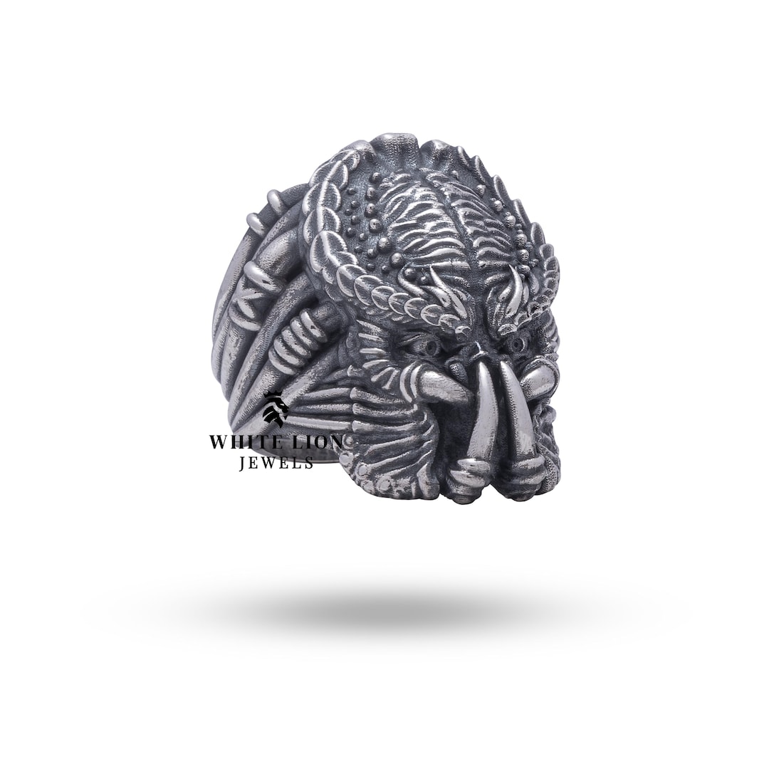 Vampire Predator Vulture Ring | 925 Sterling Silver | Gothic Jewelry ...