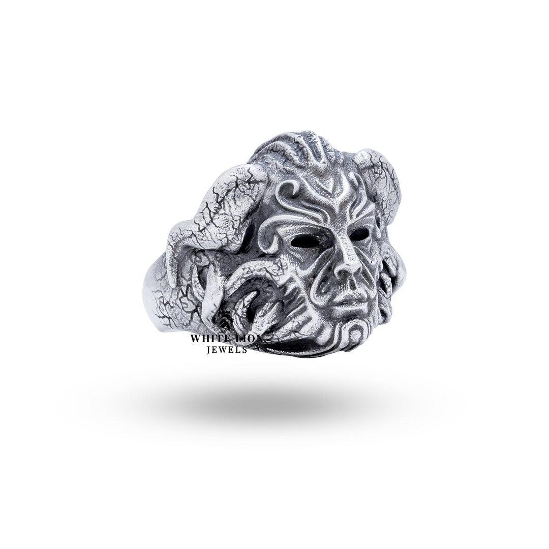 Supernatural Cruel Demon Ring | 925 Sterling Silver | Oxidized Finish ...