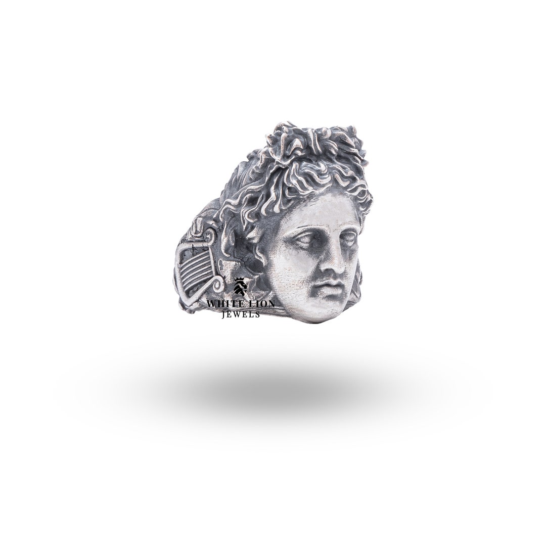 Greek God Apollo Ring | 925 Sterling Silver | Artisanal Luxury ...