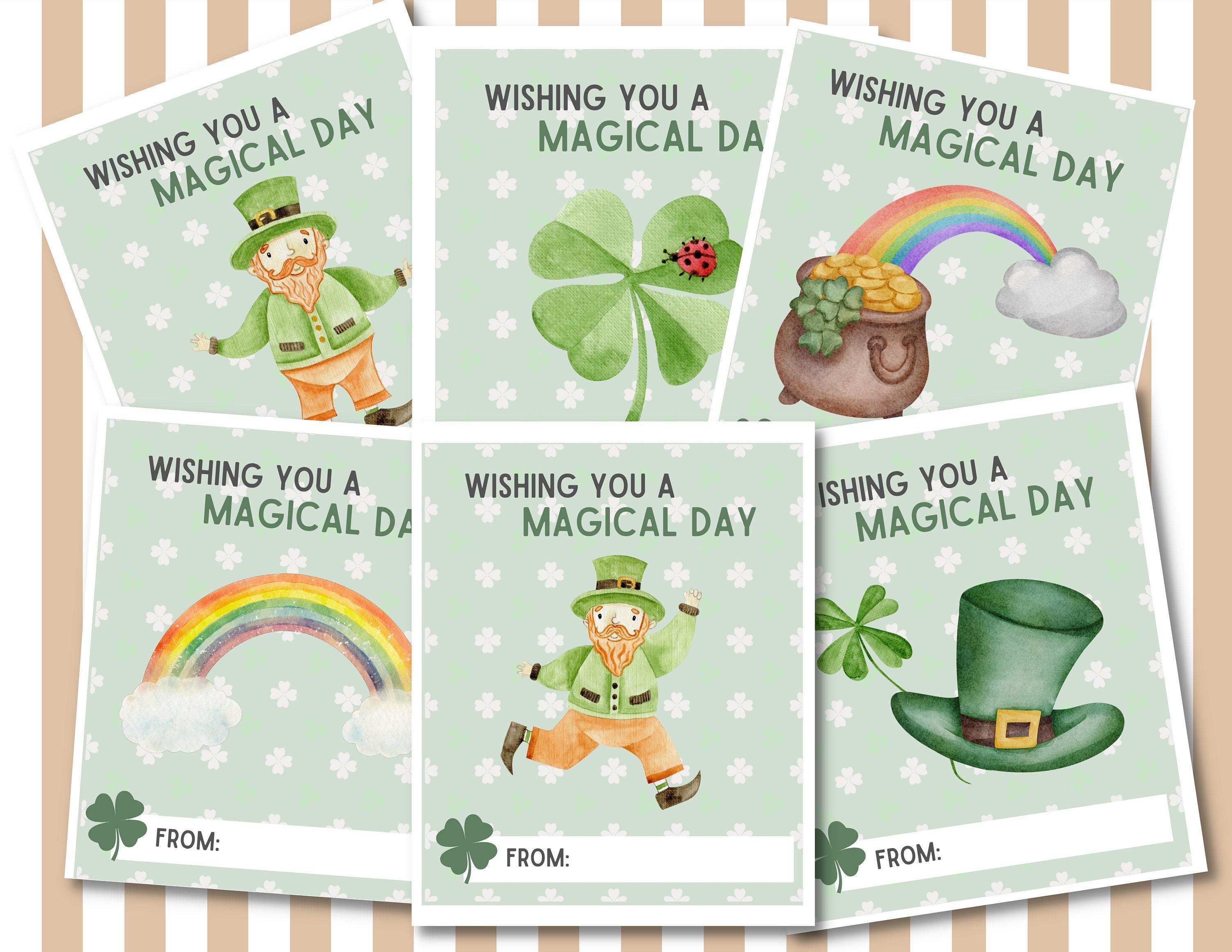 Cute Printable St. Patrick's Day Cards | Cute Classroom St. Patrick's ...