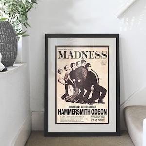 Madness - Hammersmith London 1980 Concert - Multi-size Prints and ...