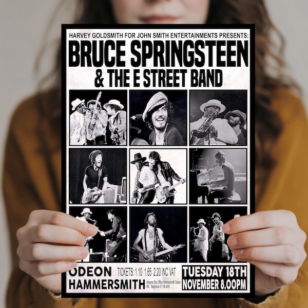 Bruce Springsteen - Etsy UK