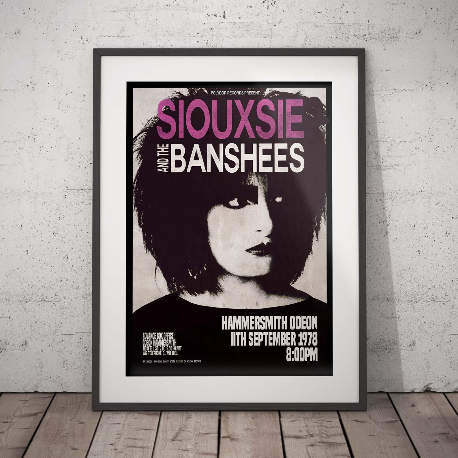 Siouxsie and the Banshees 1978 Concert - Multi-size Prints and Posters ...