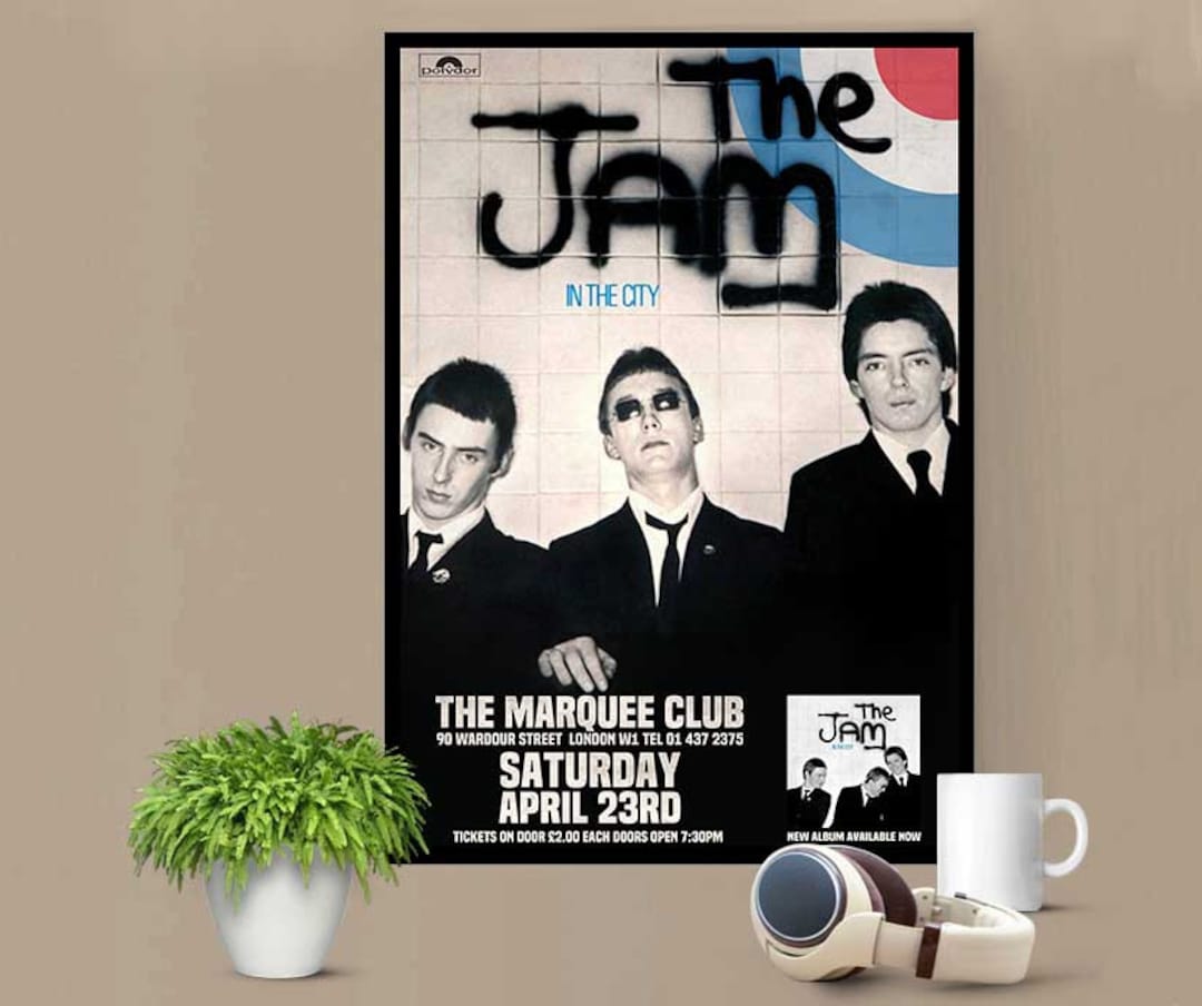 The Jam Marquee Concert 1977 Paul Weller - Multi-size Prints and ...