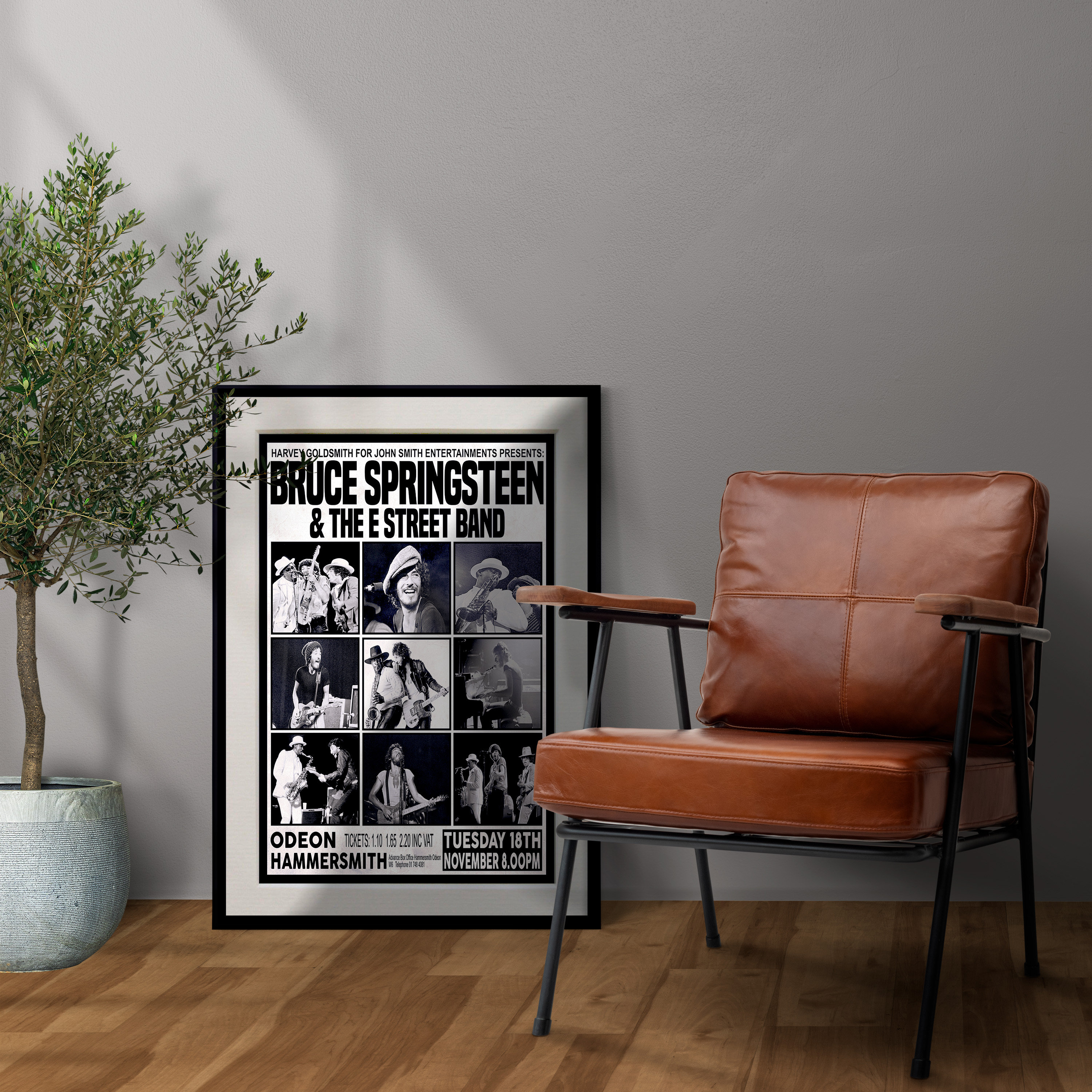 Bruce Springsteen First UK Concert - Multi-Size Prints and Posters sold ...