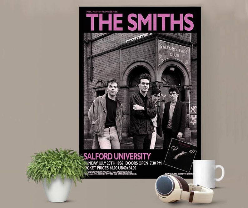 The Smiths Salford 1986 Concert Multi-size Prints and Posters UK and ...