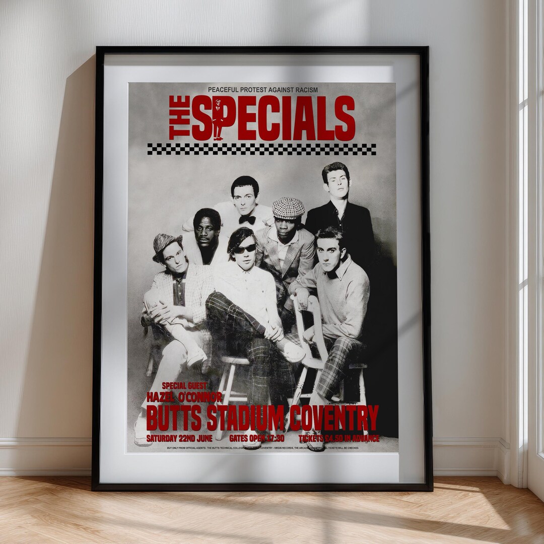 FRAMED the Specials Final Coventry Concert 1981 - Three Framed Print ...