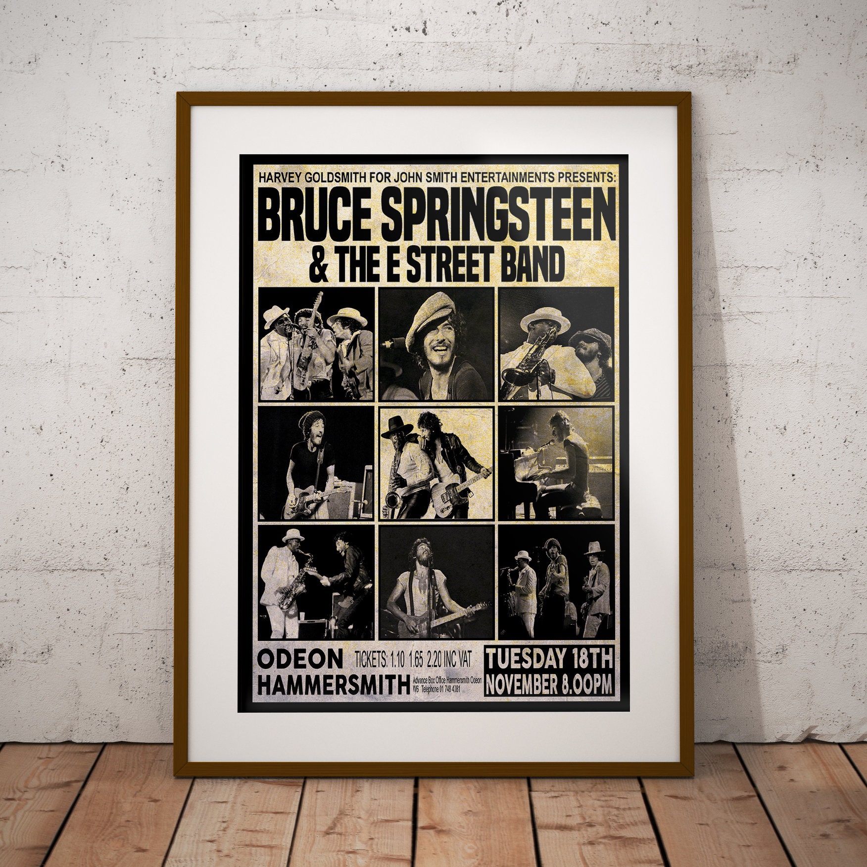Bruce Springsteen First UK Concert - Multi-Size Prints and Posters sold ...