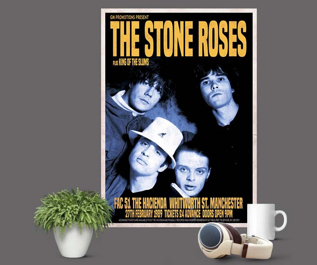 The Stone Roses 1989 Early Concert - Multi-size Prints and Posters - UK ...