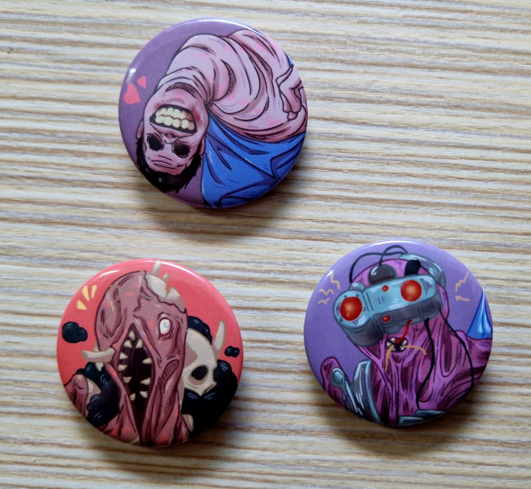 DBD Monsters Button Pin (44mm/37mm) - Etsy
