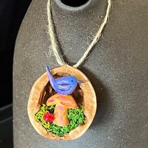 Walnut Shell Miniature Wren Unique Cottagecore Decoration Versatile ...