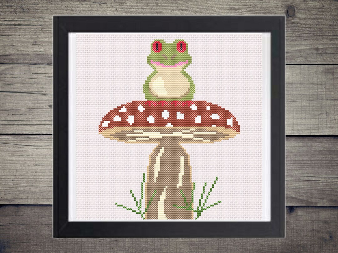Frog Cross Stitch Pattern PDF Instant Download - Etsy