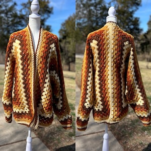 PATTERN: Four-color Hexagon Cardigan Crochet Pattern - Etsy