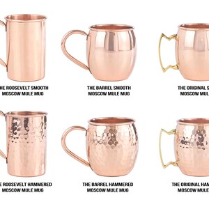 Custom Engraved Copper Moscow Mule Mug, Wedding Favors - Etsy