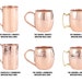 Custom Engraved Copper Moscow Mule Mug, Wedding Favors - Etsy