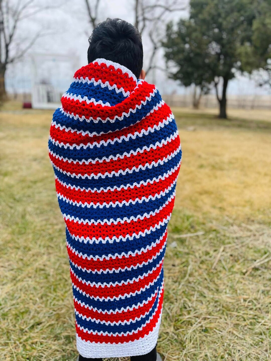 Pattern for Crochet Freedom Blanket/easy 45”x45” - Etsy