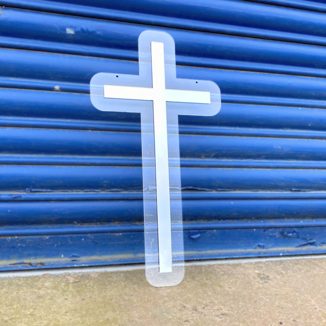 Large Hanging Religious Cross | Balloon Arch Moongate Decor Idea ...