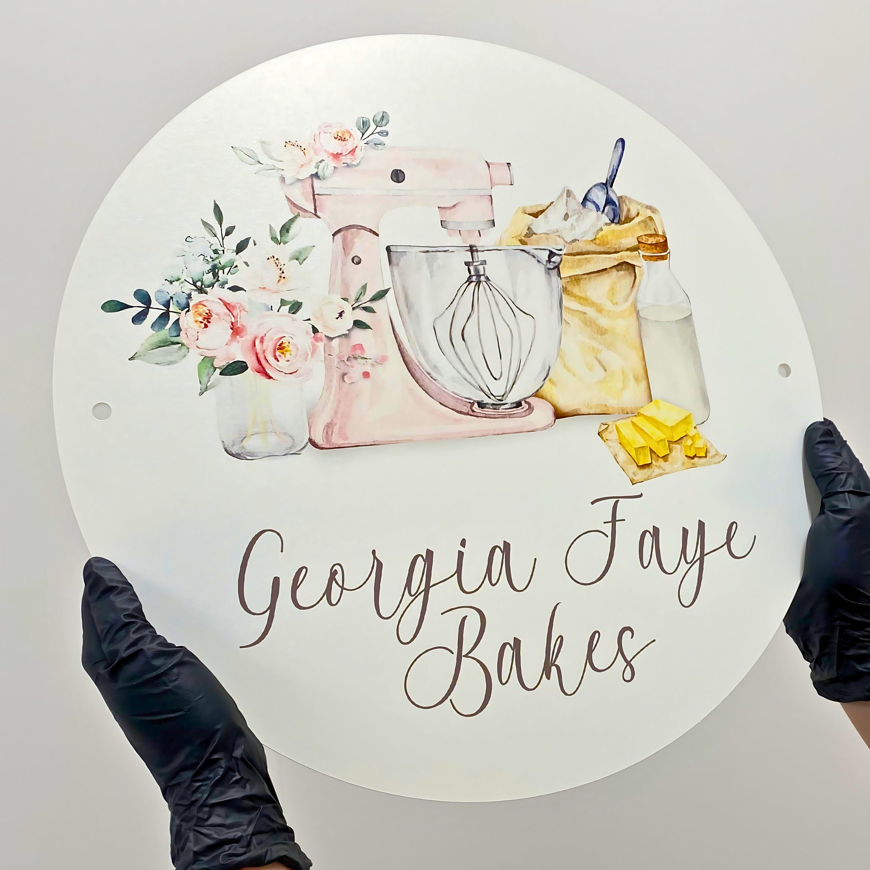 Custom Full-colour Logo Sign for Bakeries & Cupcake Shops ...