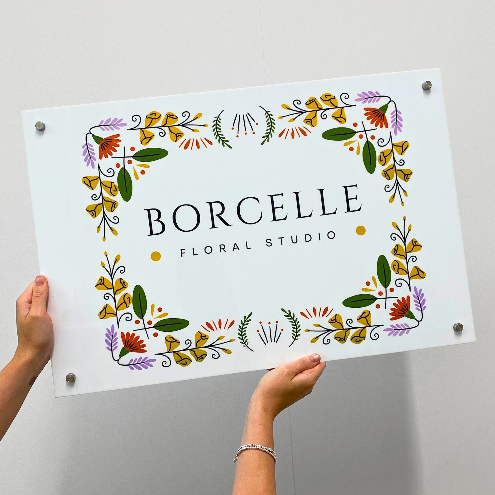 Full-colour Business Logo Sign | Personalised Commercial Signage | UV ...