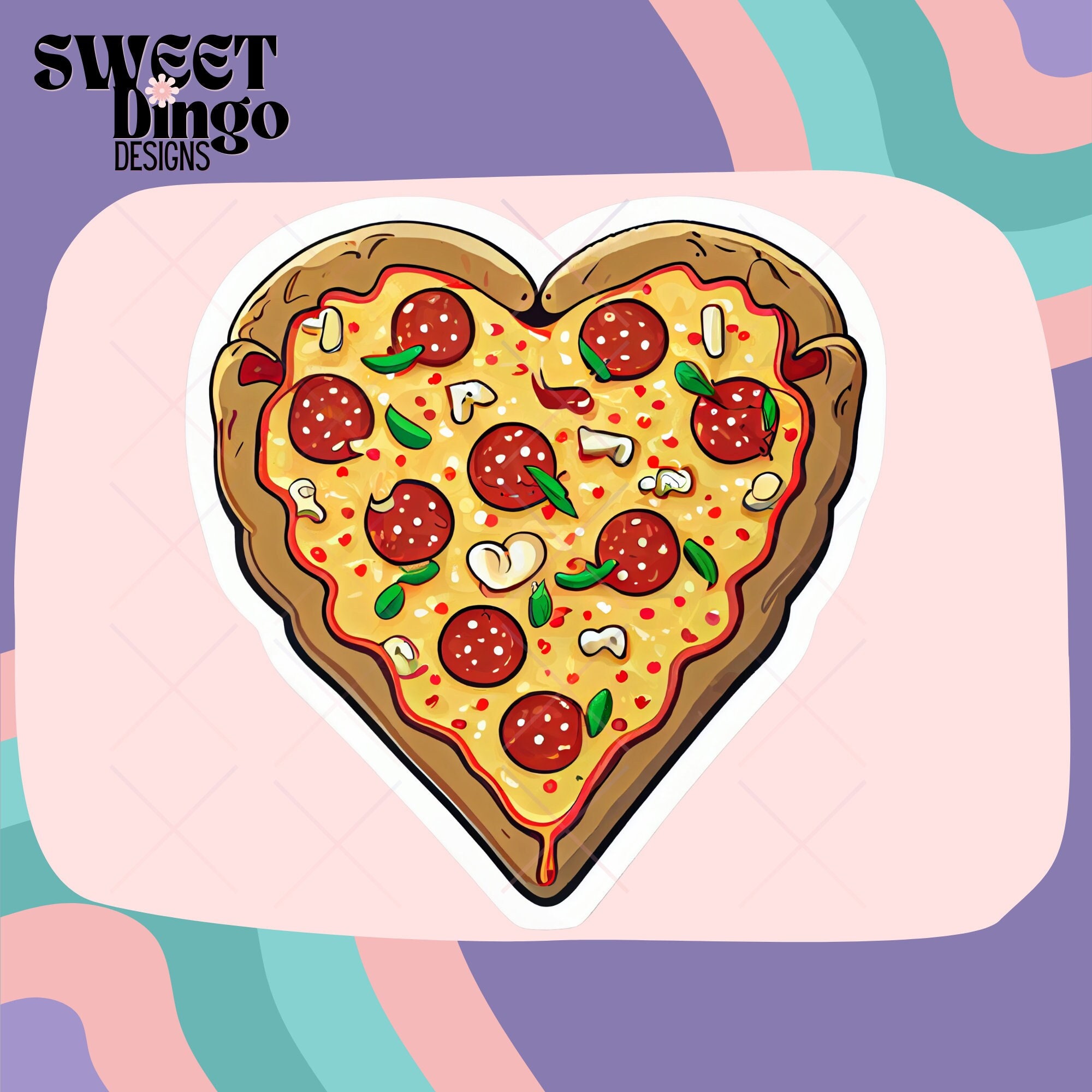 Pizza Heart Clipart