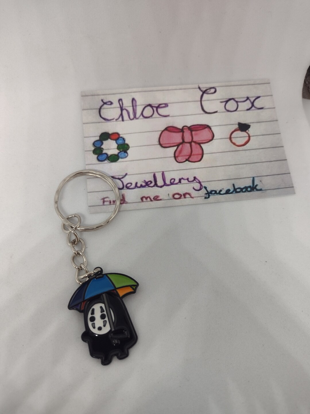 No Face Keychain From Spirited Away - Etsy