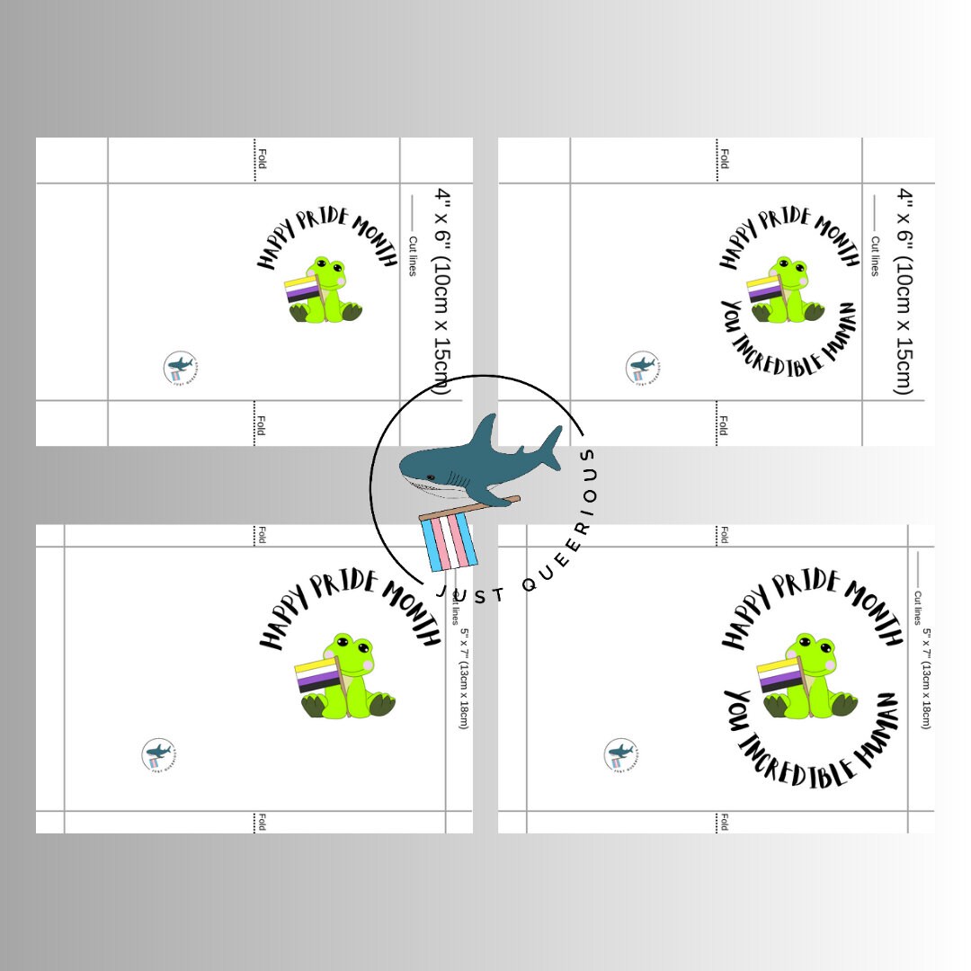 Nonbinary Frog With Enby Pride Flag Happy Pride Month Dowloadable ...