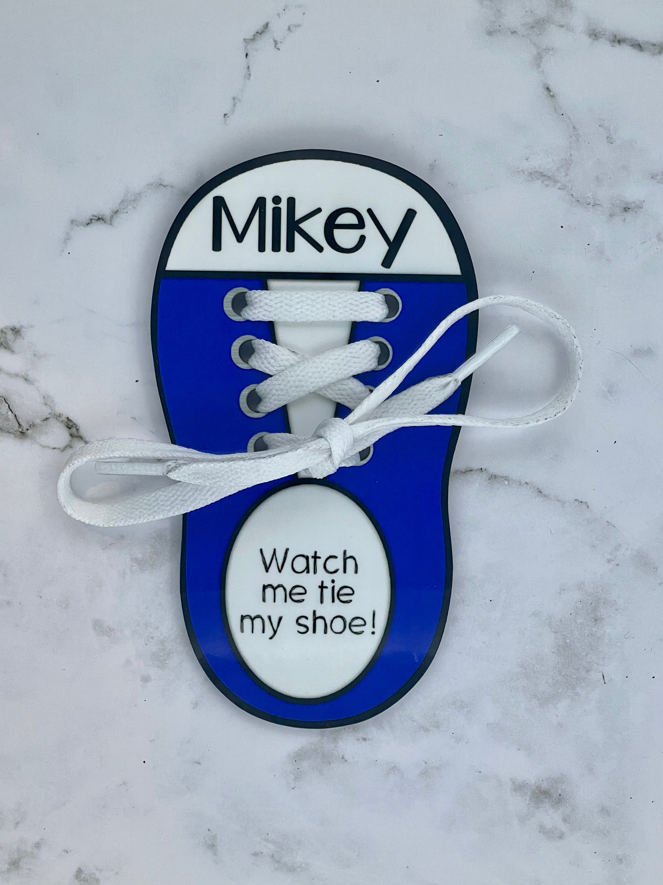 I Can Tie My Shoes Shoe Lace Practice Board - Etsy