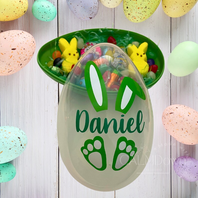 Personalized Jumbo Easter Egg, Personalized Easter Gift, Easter Basket ...