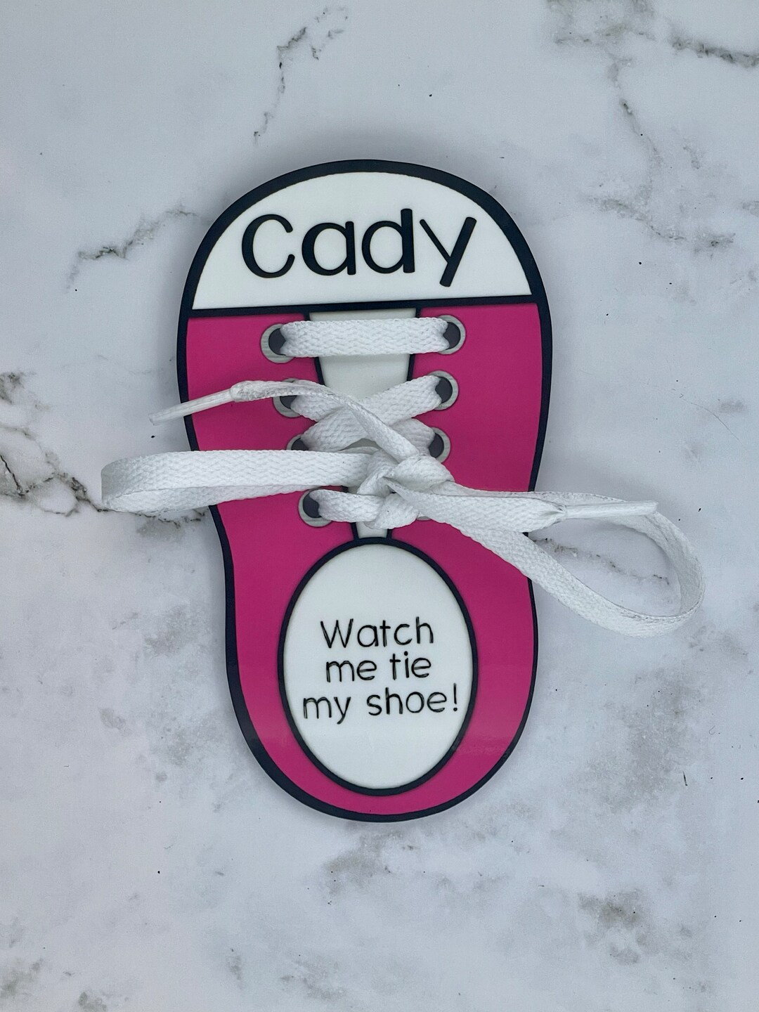 I Can Tie My Shoes Shoe Lace Practice Board - Etsy