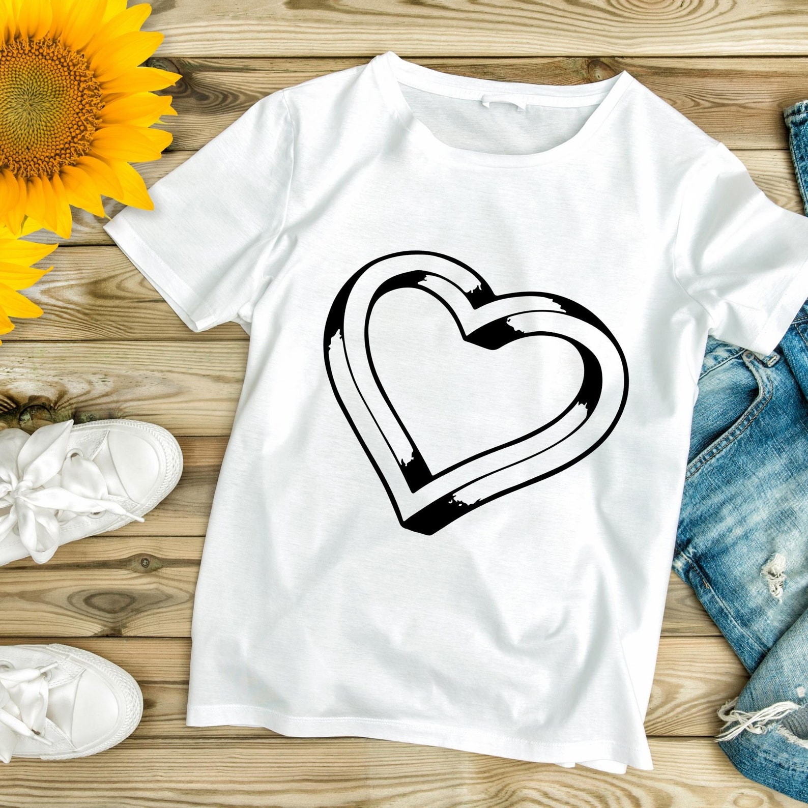 8 Pcs With Heart ,svg Package, Instant Download, Cricut, Silhouette ...