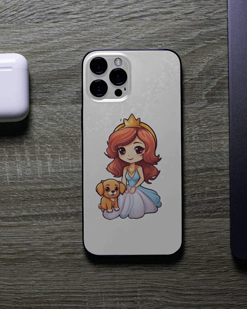 Princess Sticker, Adorable Chibi Sticker Sheet Template, Animals ...