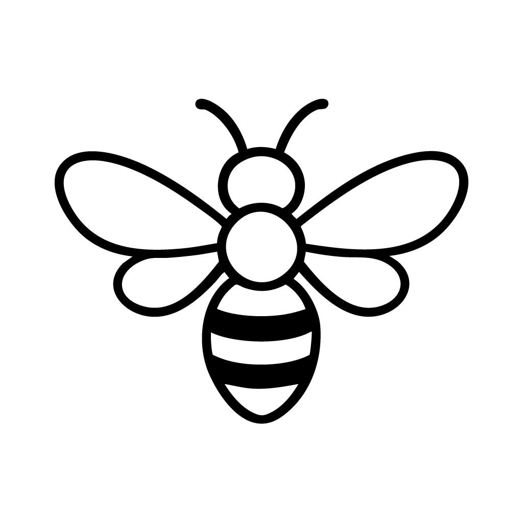 Minimalist Bee Line Art: SVG DXF PNG Files (digital Download) - Etsy